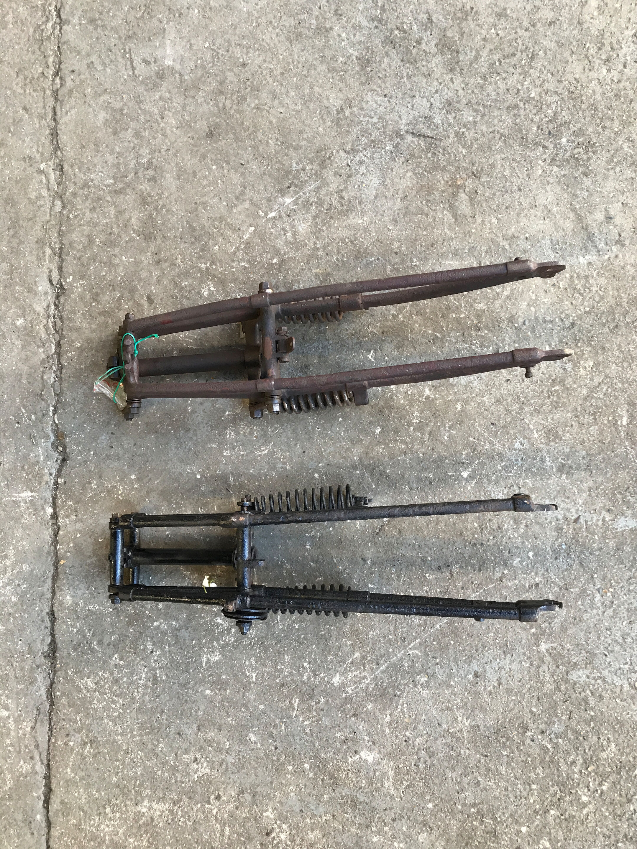 Bonhams Cars : Two sets of believed Druid forks