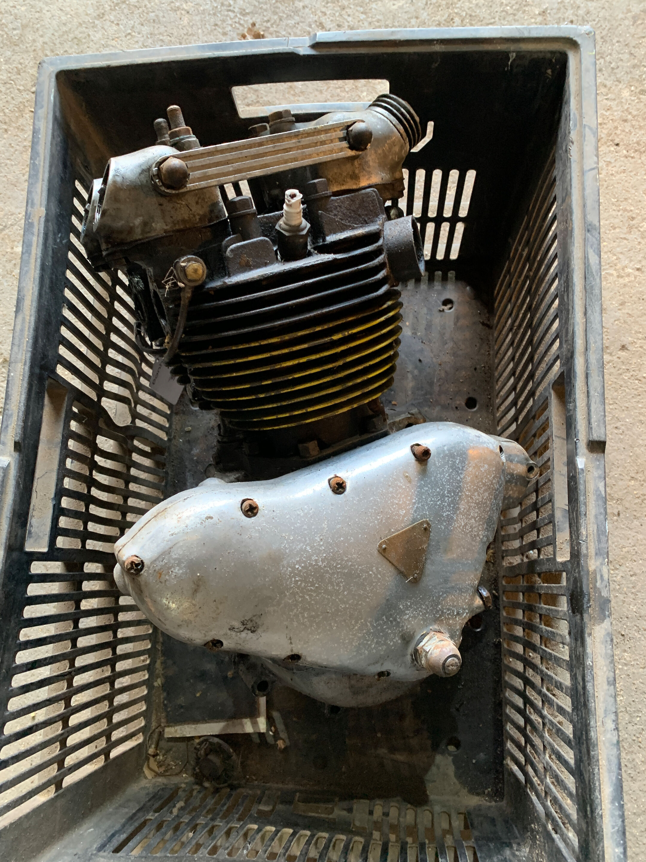 Bonhams Cars : A Triumph T110 engine