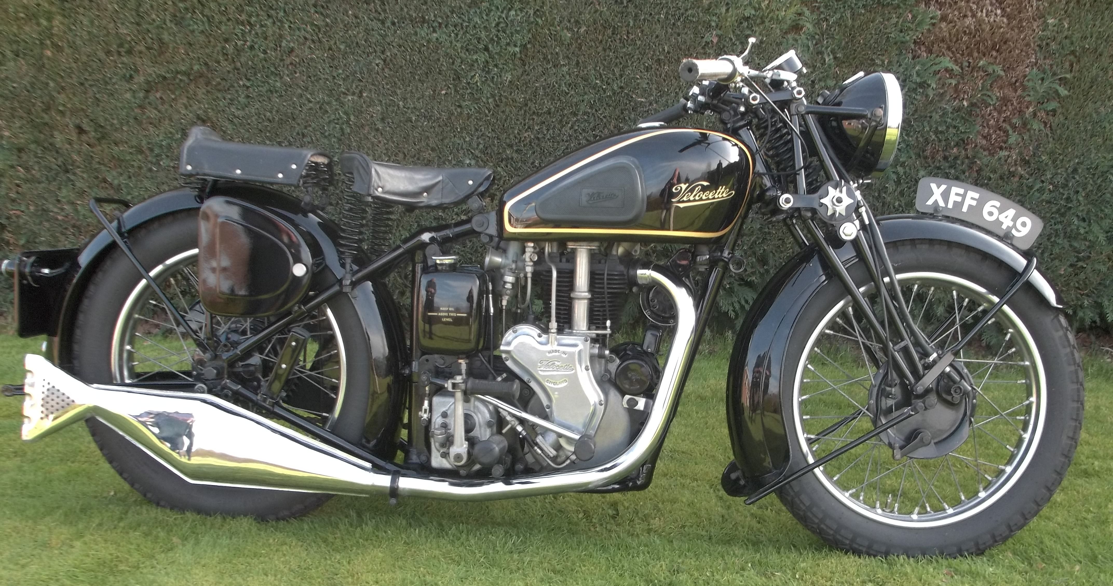 Bonhams Cars : 1937 Velocette 498cc MSS Frame no. 3776 Engine no. 2618