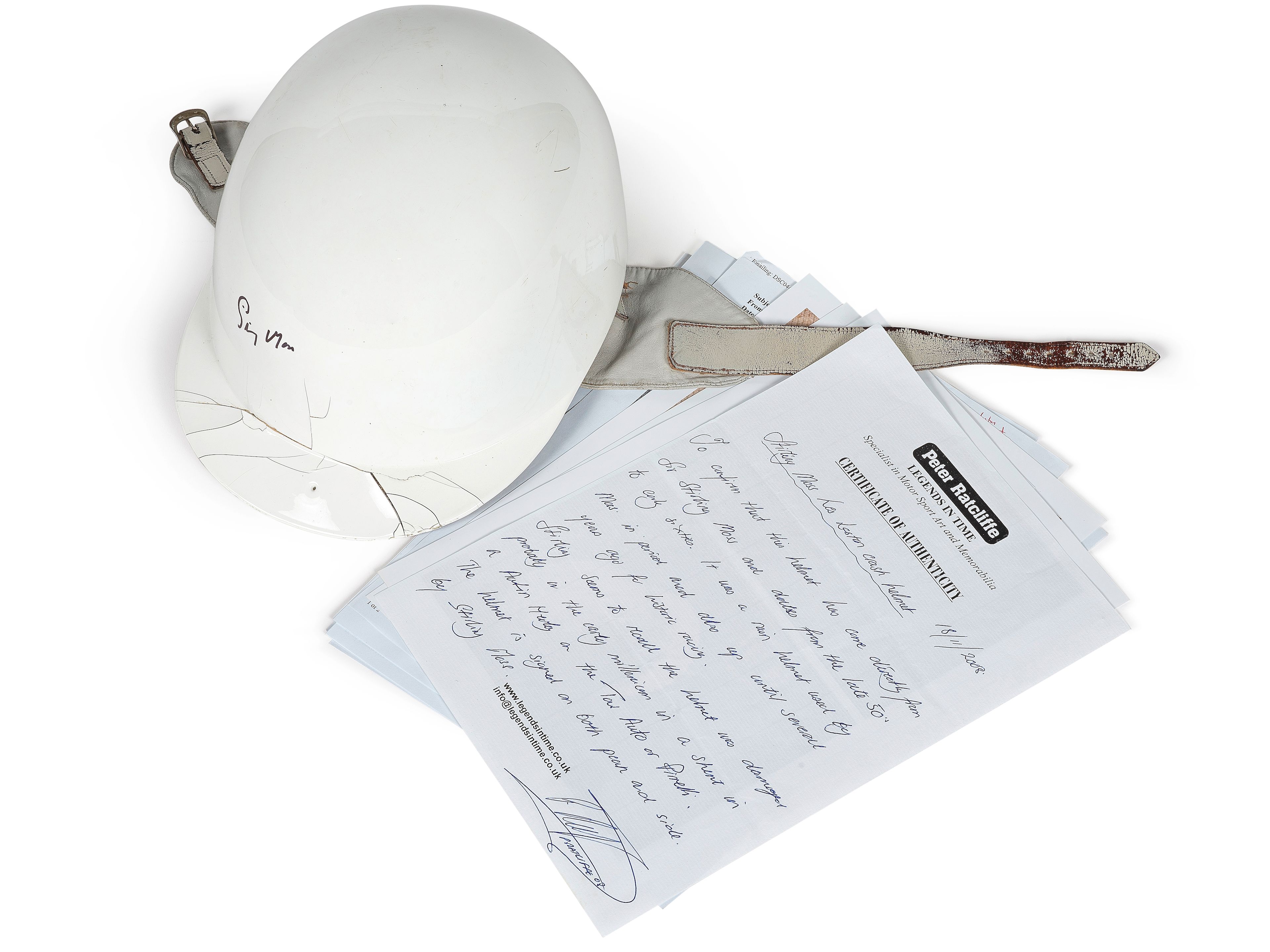 Bonhams Cars : Leston Grand Prix helmet worn for racing by Sir Stirling ...