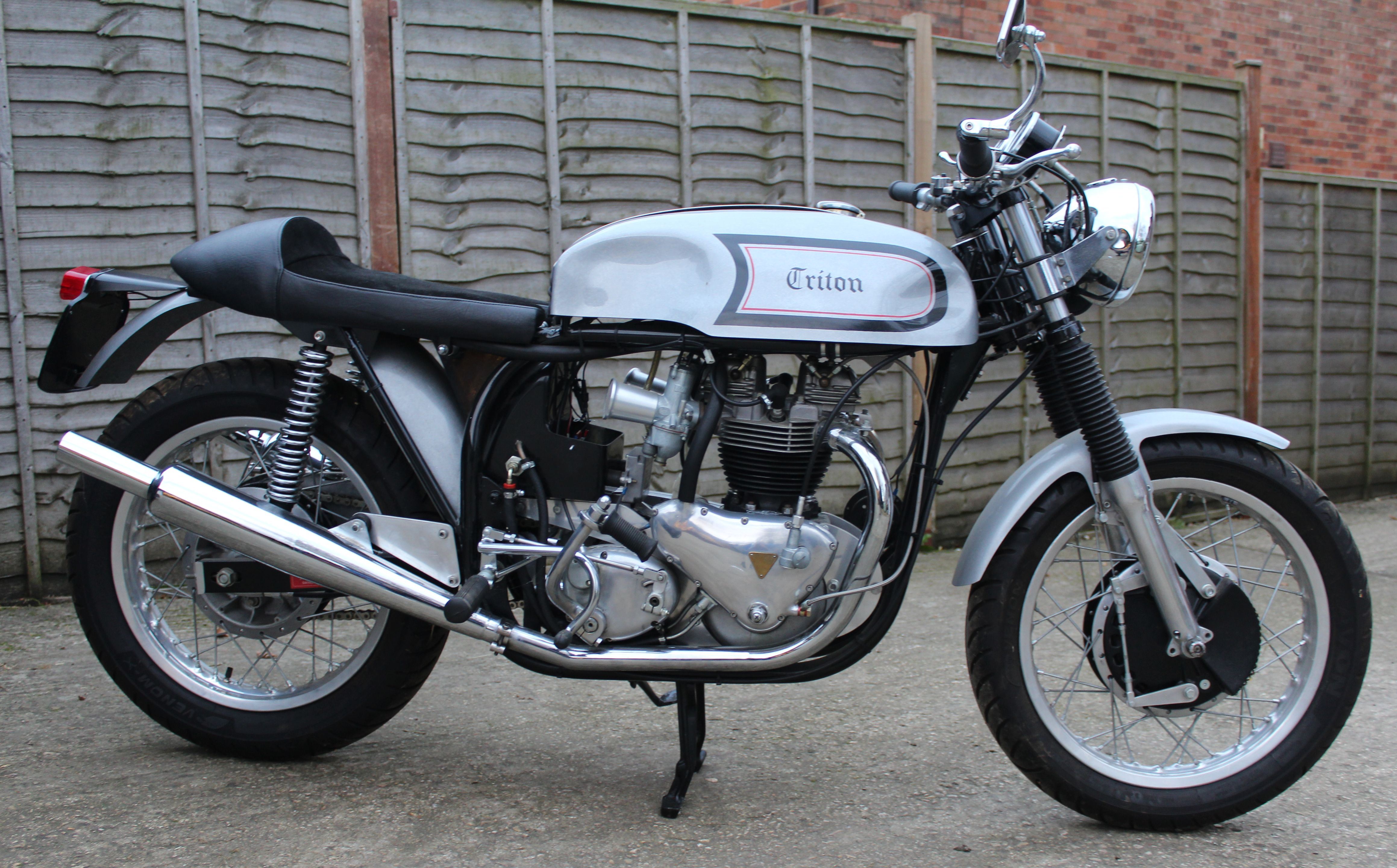Bonhams Cars : 1967 Dresda 650cc Triton Frame no. 93096 Engine no. 6T 08767