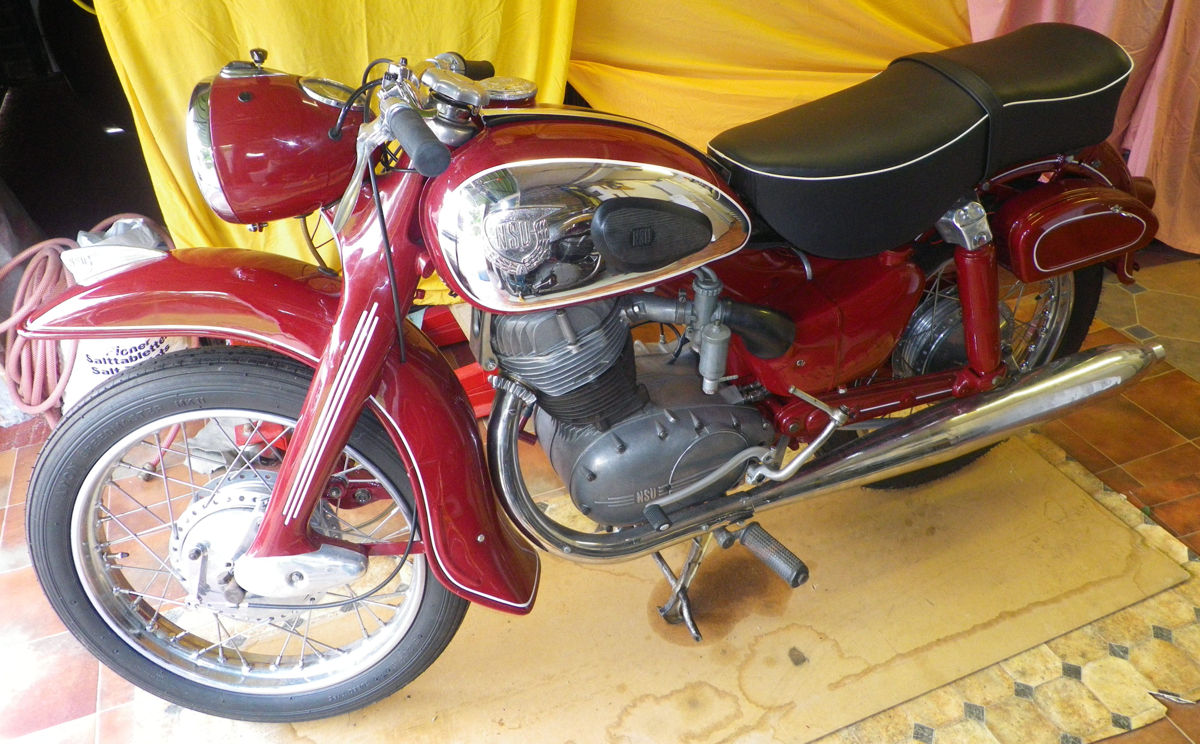 Bonhams Cars : 1955 NSU 247cc Max Frame no. 1276759 Engine no. 3211807