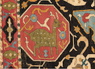 Bonhams : A rare Safavid embroidered cotton panel Caucasus, probably ...