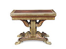 Bonhams : A Regency rosewood and brass 'buhl' (or Boulle) marquetry ...