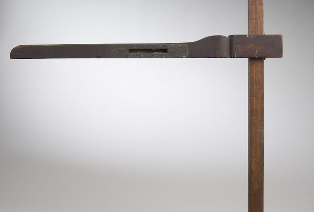 Bonhams : A Victorian beech and fruitwood horse measuring stickby ...