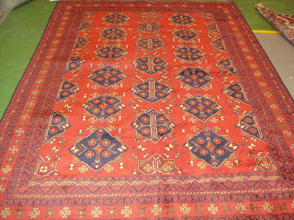 Bonhams : An Afghan carpet 284cm x 201cm