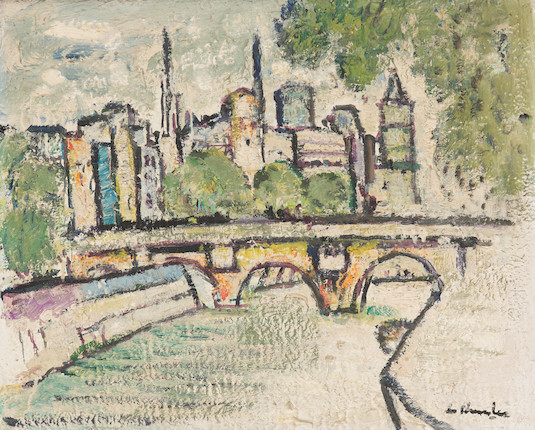 Bonhams George Leslie Hunter British 1877 1931 The Seine