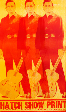 Bonhams : 20th Century Johnny Cash 'Hatch Show Print' (S)