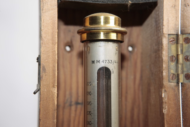 Bonhams A 20th Century Lacquered Brass Cased Marine Barometer By