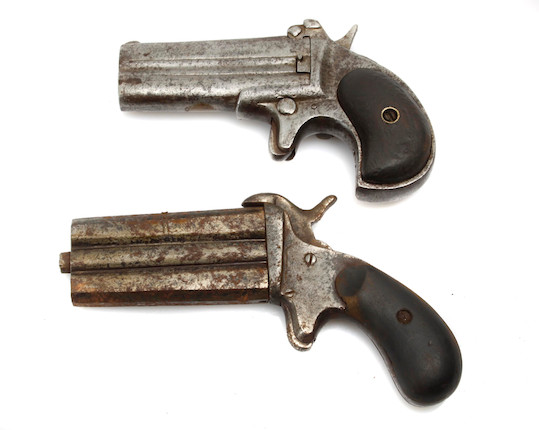 Bonhams : A Double Barrelled Over-And-Under Rimfire Pistol