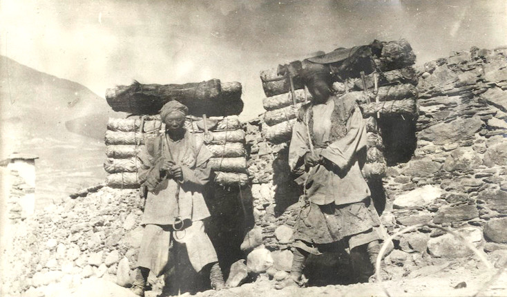 Bonhams : TIBET SHELTON (Dr. ALBERT) A group of 74 images pasted into a printed book (see below ...