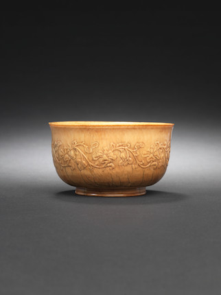 Bonhams : A carved ivory cup 17th/18th century