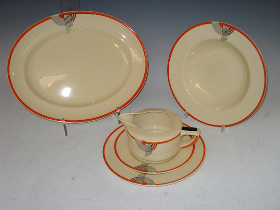 Bonhams : Royal Doulton A 'Tango' pattern dinner service