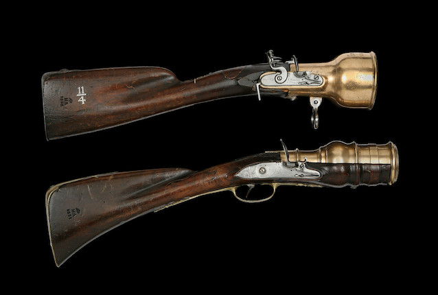Bonhams : A Rare French Flintlock Hand Mortar