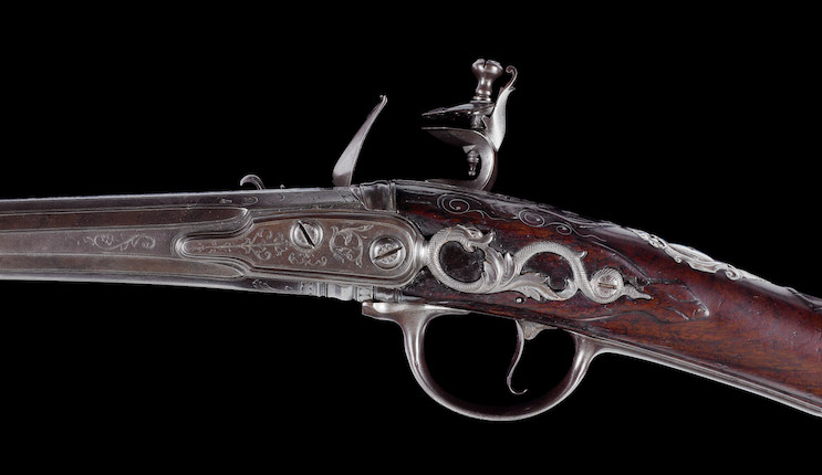 Bonhams : A Fine And Extremely Rare 14-Bore Break-Action Breech-Loading ...