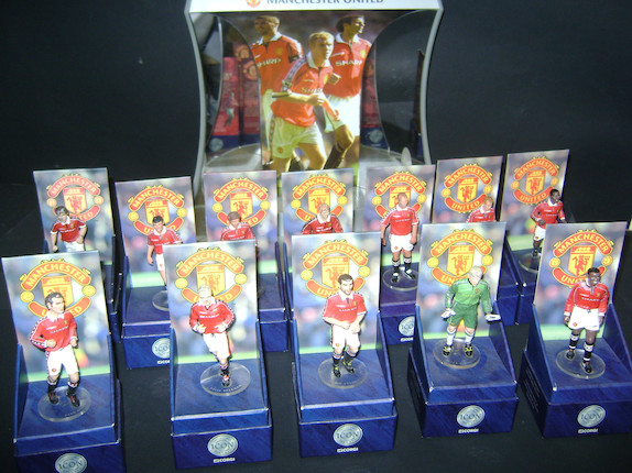Bonhams : Corgi Collectables - Manchester United figures and stand