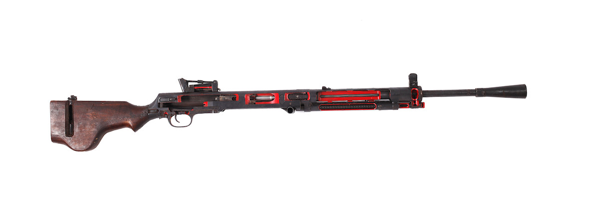 Bonhams : A Deactivated Russian WWII 7.62mm Ruchnoy Pulemyot DP Machine Gun