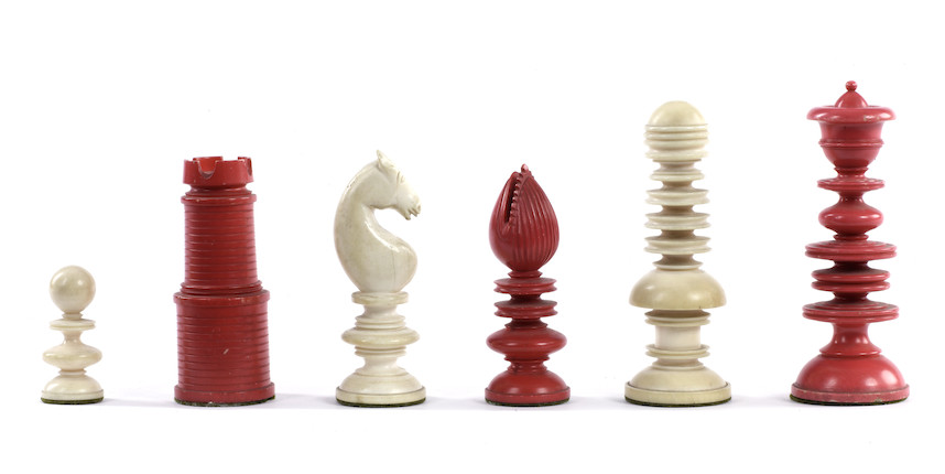 Bonhams An Ivory Chess Set England Circa 1800