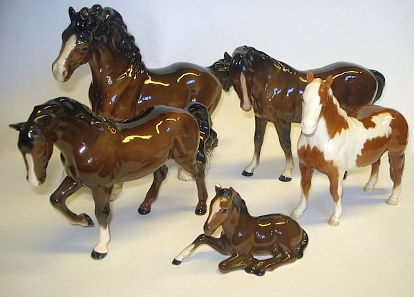Bonhams : A collection of Beswick horse figures