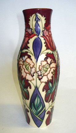 Bonhams : A Moorcroft 'Masquerade Rose' vase, designed by Rachel Bishop ...