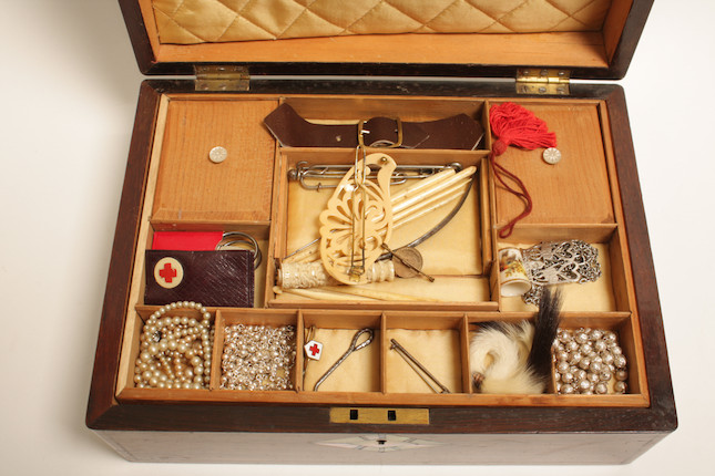 Bonhams : A group of four Victorian boxes