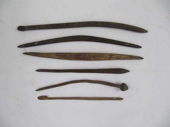 Bonhams : A mixed group of Aboriginal clubs and tools 29