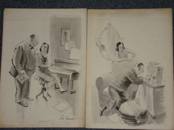Bonhams : Bert Thomas (British, 1883-1966) A various selection of ...