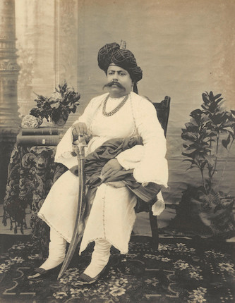 Bonhams : MAHARAJAS Three portraits, one tentatively identified as ...