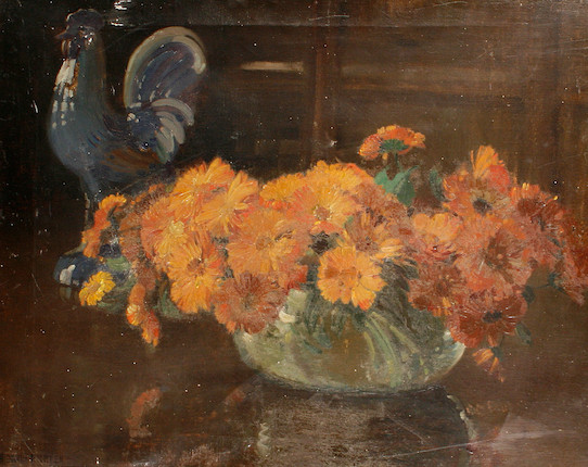 Bonhams : Herbert Davis Richter (British, 1874-1955) Still life of ...