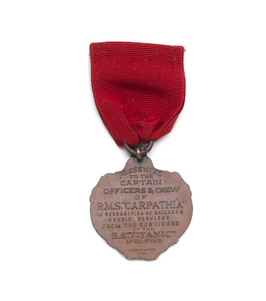 Bonhams : RMS Carpathia a bronze commemorative medal & original box. 1 ...