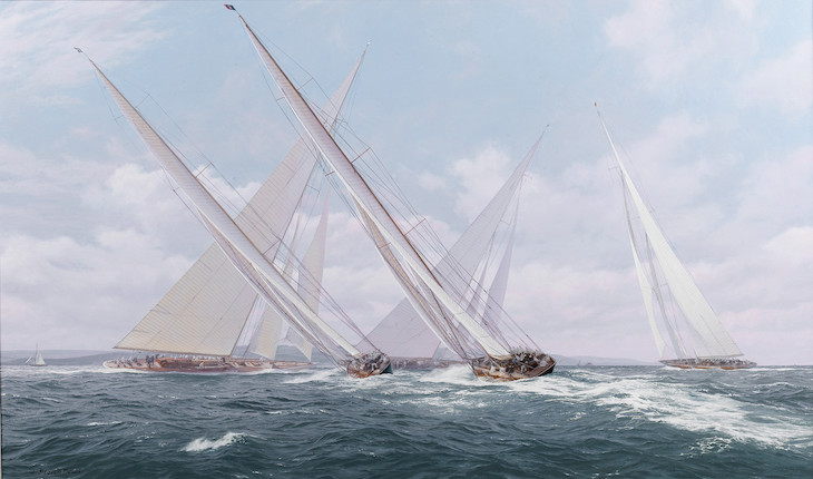 Bonhams : John Steven Dews (British, born 1949) The 'Js' take the lead ...