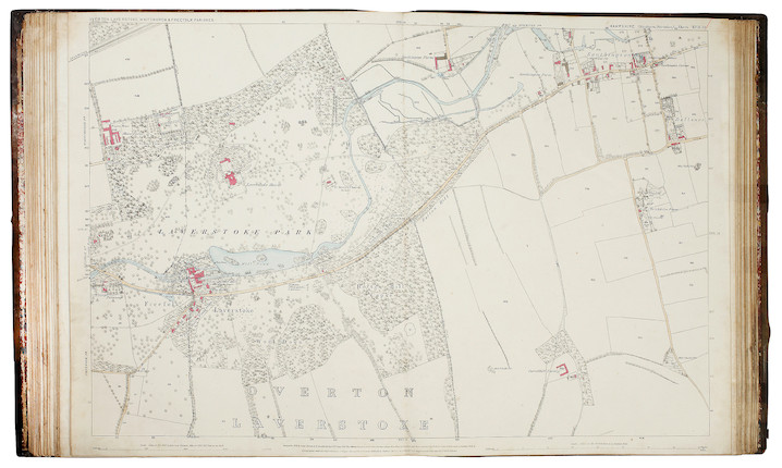Bonhams : HAMPSHIRE, LAVERSTOKE ESTATE Maps of Laverstoke Estate