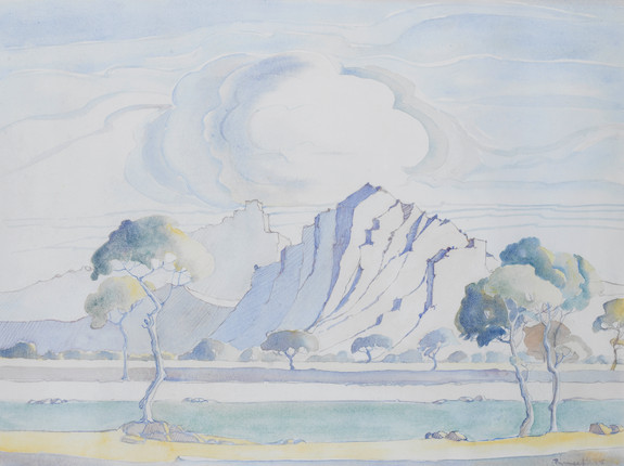 Bonhams : Jacob Hendrik Pierneef (South African, 1886-1957) Cubist ...