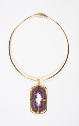 Bonhams : A contemporary pendant by David Deakin With facsimile signature,