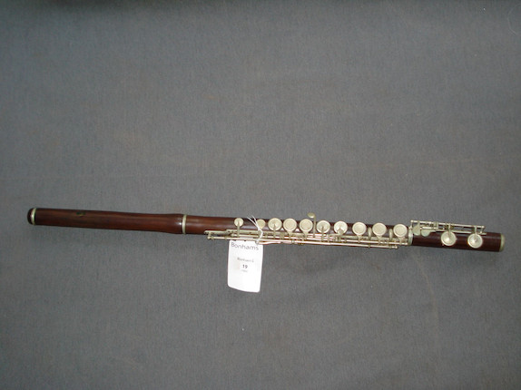 Bonhams : A Boxwood and Ivory Flute by William Henry Potter (6)