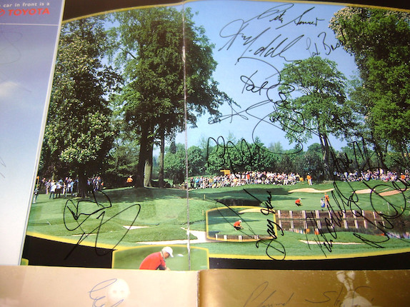 Bonhams : A large collection of 'modern' day professional golfers ...