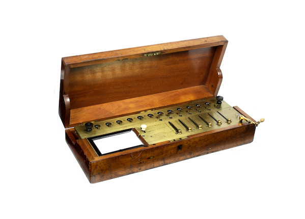Bonhams : A Thomas de Colmar Arithmometer, French, circa 1880,