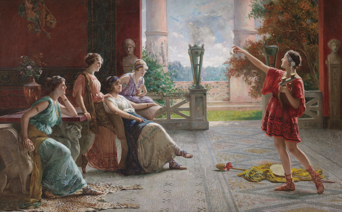 Bonhams : Guglielmo Zocchi (Italian, born 1874) The recital