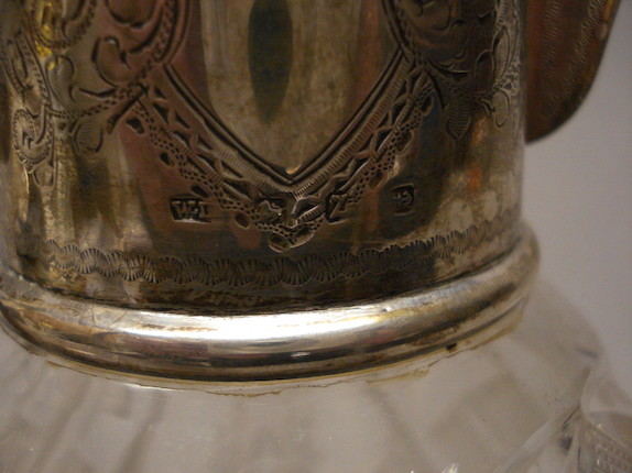 Bonhams A Victorian Silver Mounted Claret Jug By William Devenport