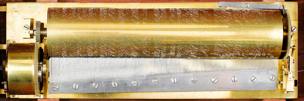 Bonhams : An early and important key-wind part-overture musical box, by ...