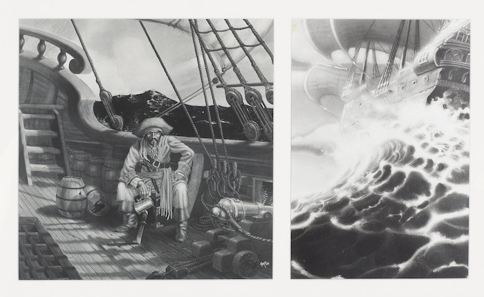 Bonhams : Rick Griffin album art, 'Tales Of The Great Rum Runners' by ...