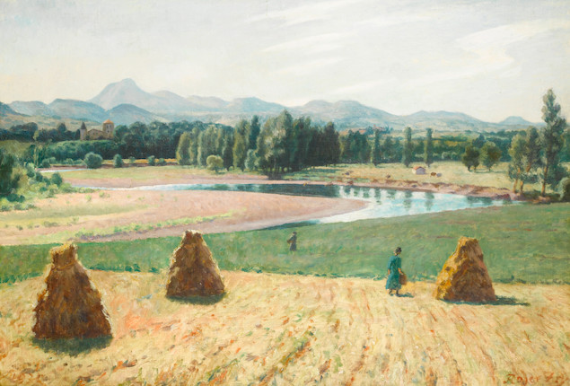 Bonhams : Roger Fry (British, 1866-1934) French landscape 54.5 x 80 cm ...