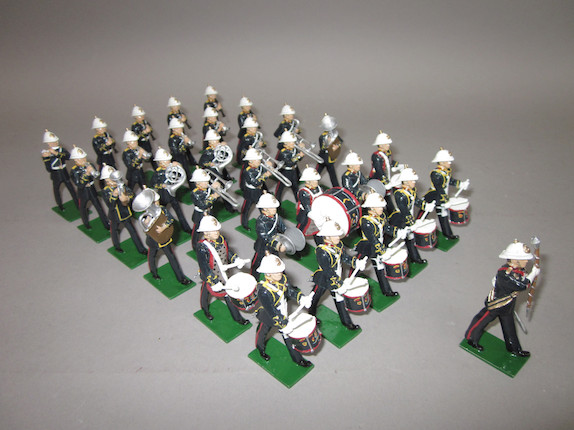 Bonhams : British Toy Soldier Company, set Band of the Royal Marines 119