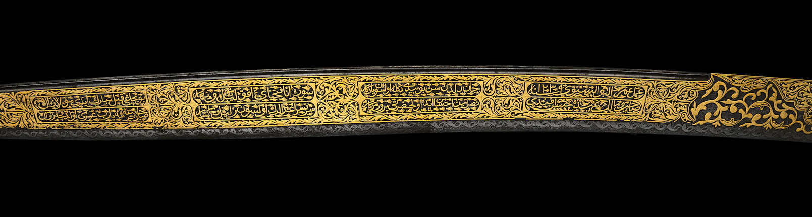 Bonhams : A fine Ottoman ivory-hilted steel Sword (yataghan) made by ...