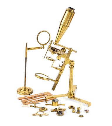 Bonhams : An Adams Universal-type compound monocular microscope ...