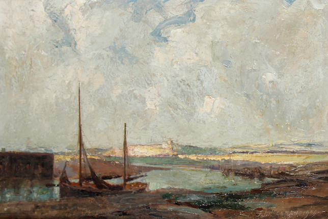 Bonhams : Frederick James Hackman (British, early 20th Century) Estuary ...