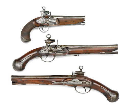 Bonhams : A Spanish 16-Bore Miquelet-Lock Belt Pistol