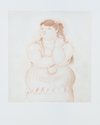 Bonhams : Fernando Botero (Colombian, born 1932) Mujer Fumando Offset ...