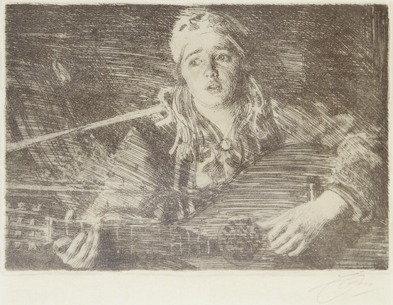 Bonhams : Anders Zorn (Swedish, 1860-1920) Ols Maria (Asplund 286 ...