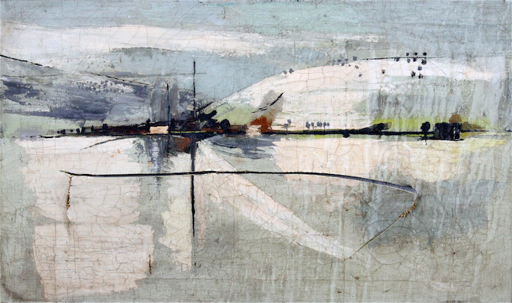 Bonhams : Bryan Wakefield 180.5 x 180.5cm (a.f.)